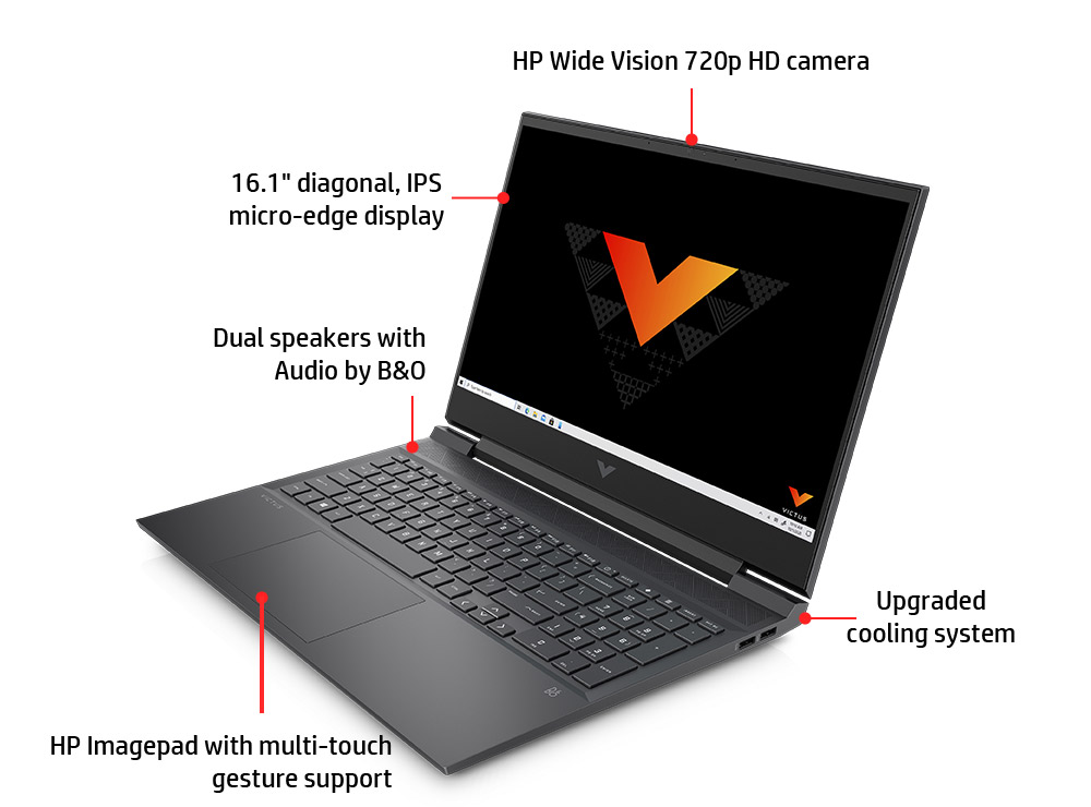 HP Victus Gaming 16-d0161TX i5-11400H 16.1" Laptop / Notebook ...